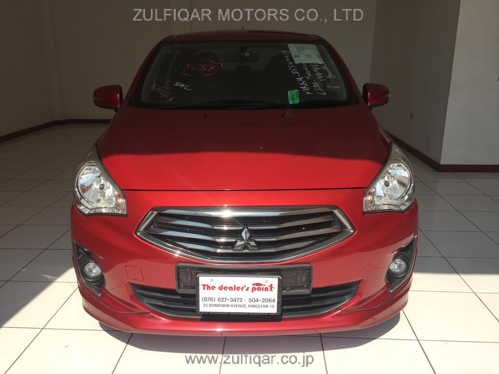 Used Mitsubishi Attrage 2015 Red For Sale | Vehicle No SG-66634