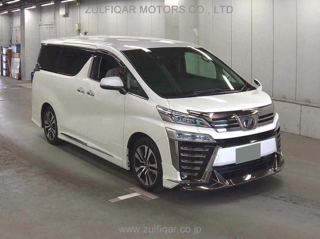 MY-76558 TOYOTA VELLFIRE AGH30 Aug-2019